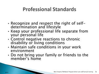 Direct care roles and responsibilities | PPTX