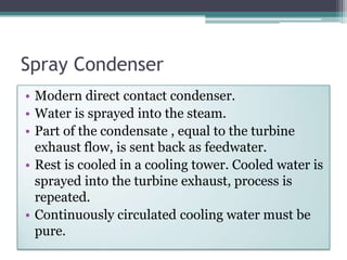 Direct contact or open condensers | PPTX
