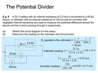 Direct current circuits | PPT