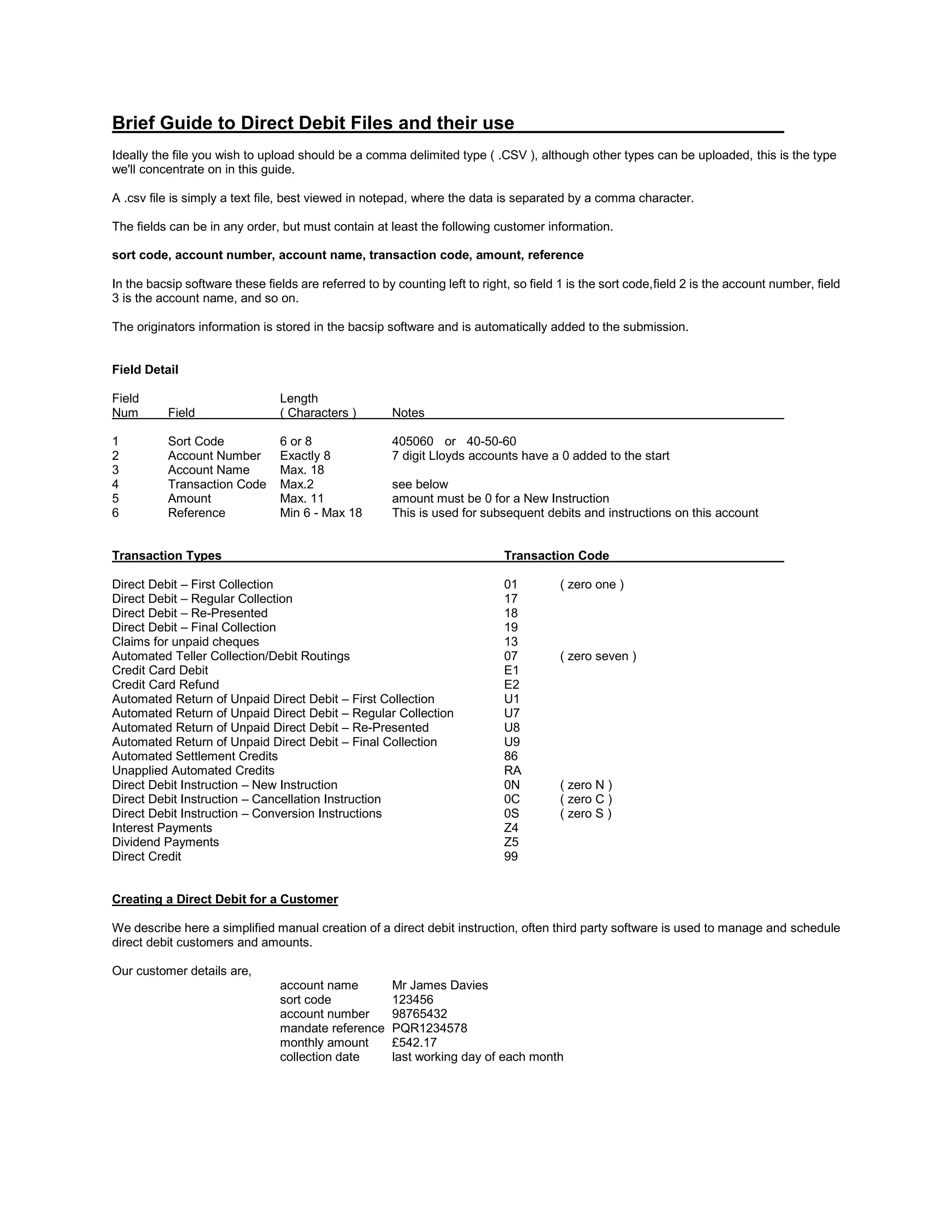 Direct debit guide | PDF