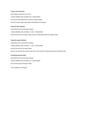 Direct debit guide | PDF