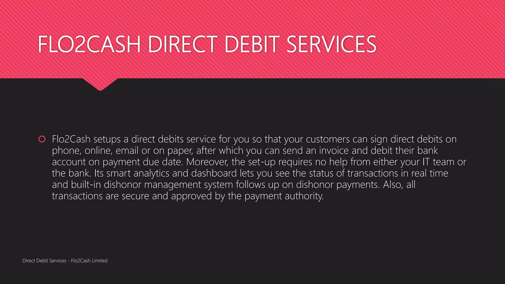 Direct Debit Services | PPTX