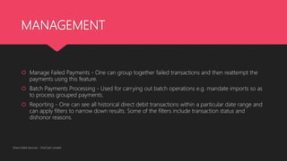 Direct Debit Services | PPTX