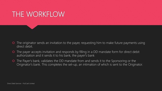 Direct Debit Services | PPT