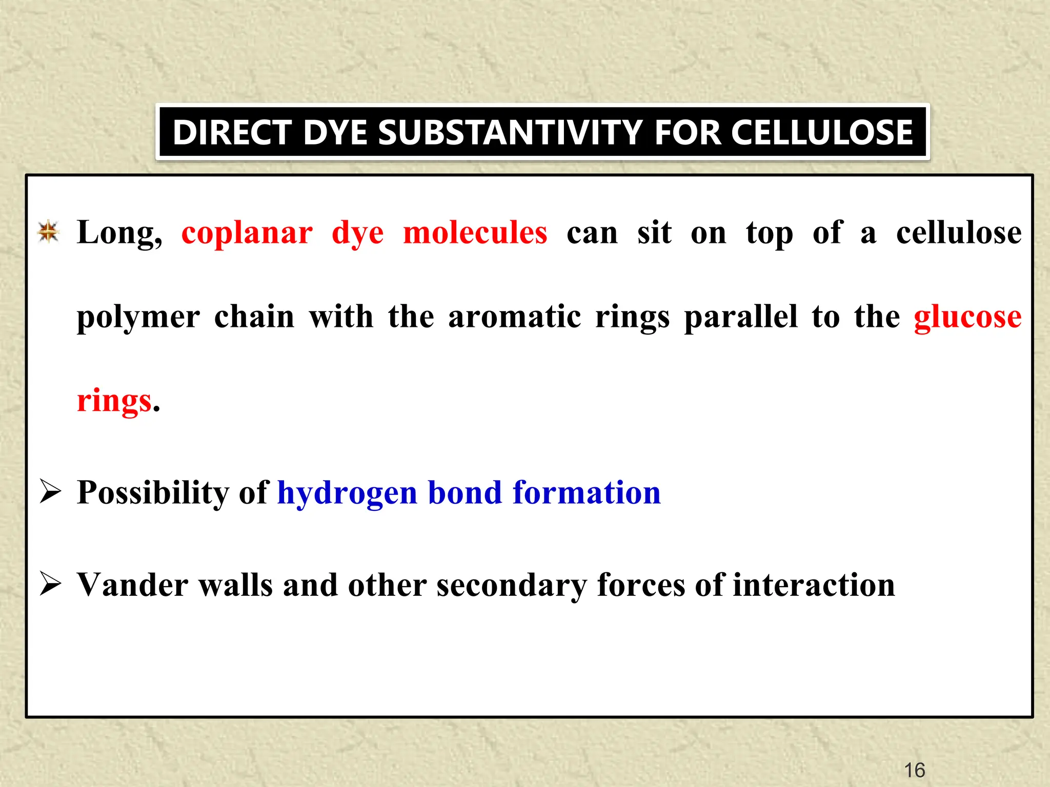 Dyeing of cellulosic fibers with direct dyes. | PPTX