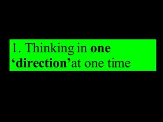 Directed Thinking For Planning Analysis Reflection | PPT