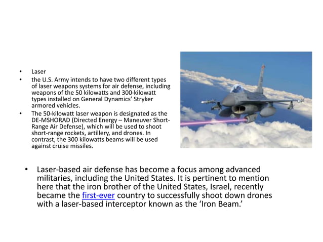 Directed Energy Weapon.pptx | Arms & Ammunition | Sensitive Topics