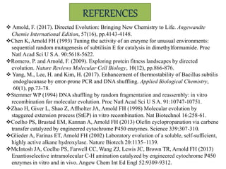 Directed evolution of enzymes | PPTX