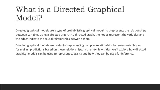 Directed Graphical Model Pptx