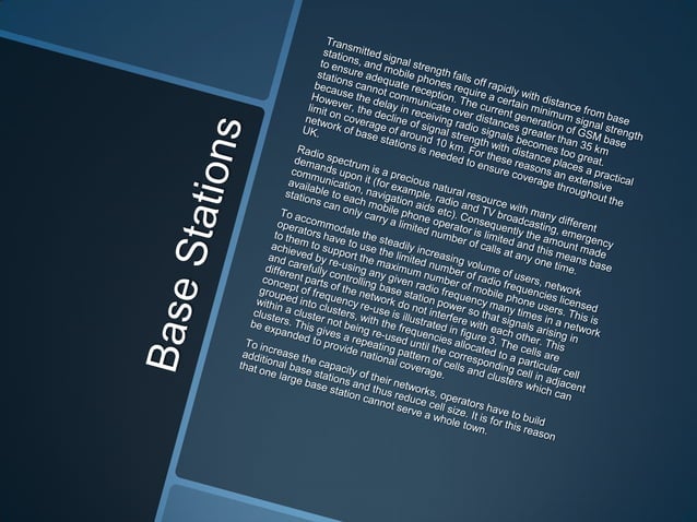 How Mobile Phone Networks Work | PPTX | Computer Networking | Computing