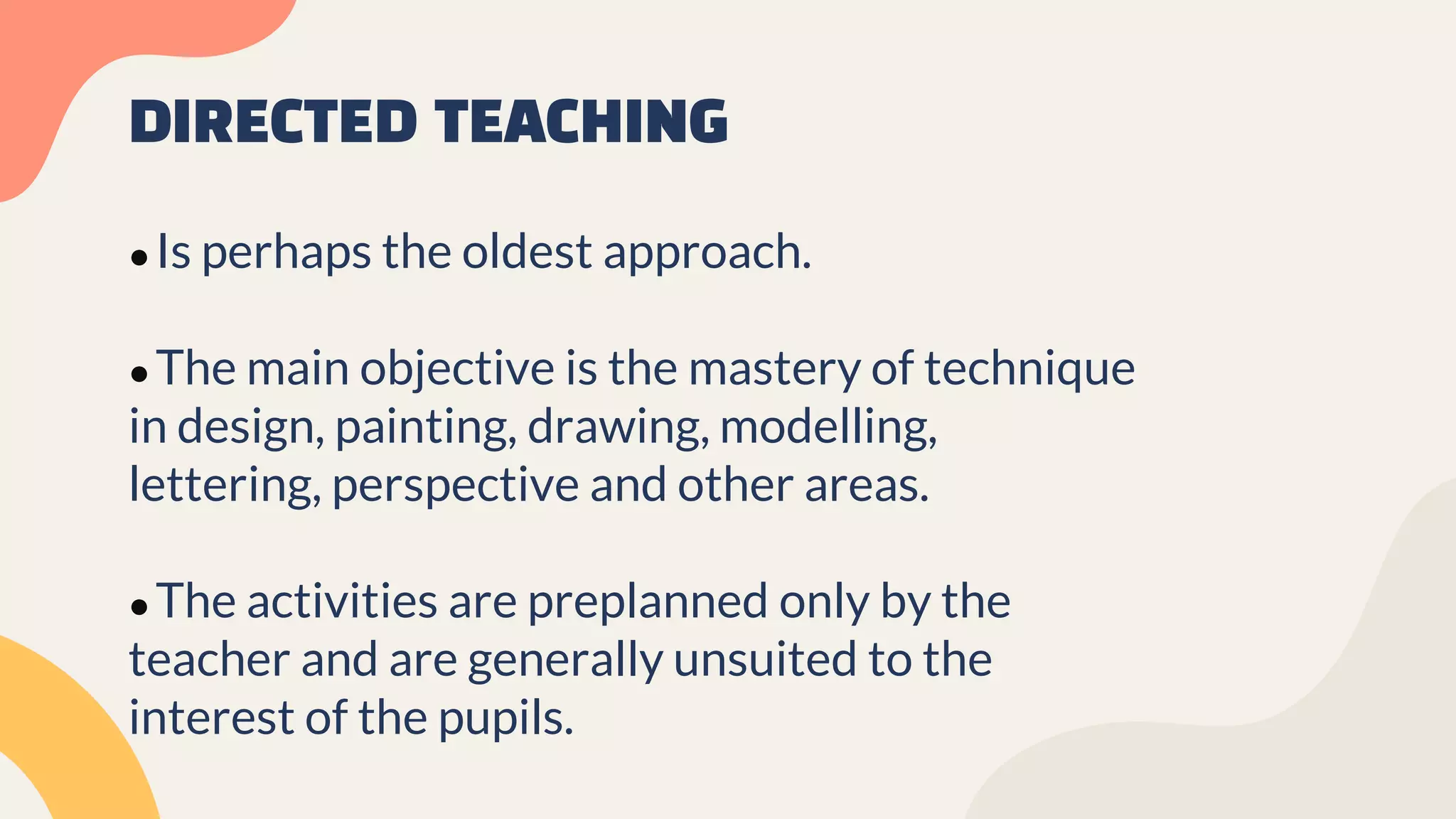 DIRECTED TEACHING.pptx | Early Childhood Education | Education
