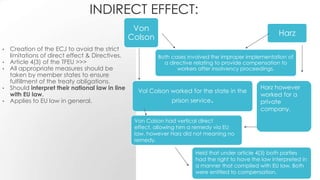 Direct effect; EU LAW. | PPTX