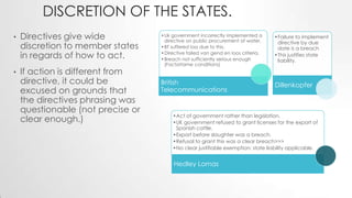 Direct effect; EU LAW. | PPTX