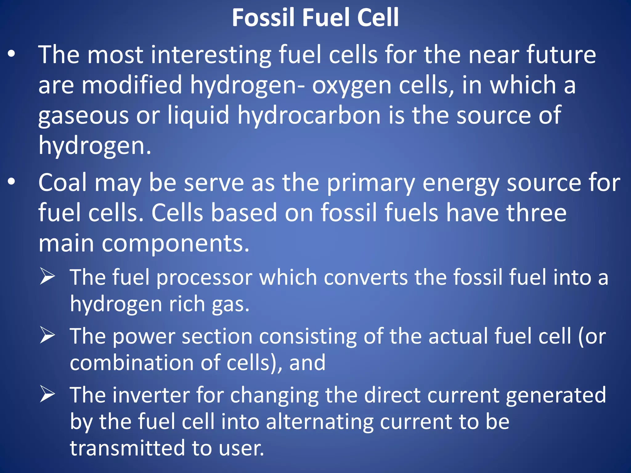 Direct energy conversion (PV Cell, Fuel Cell) | PPTX