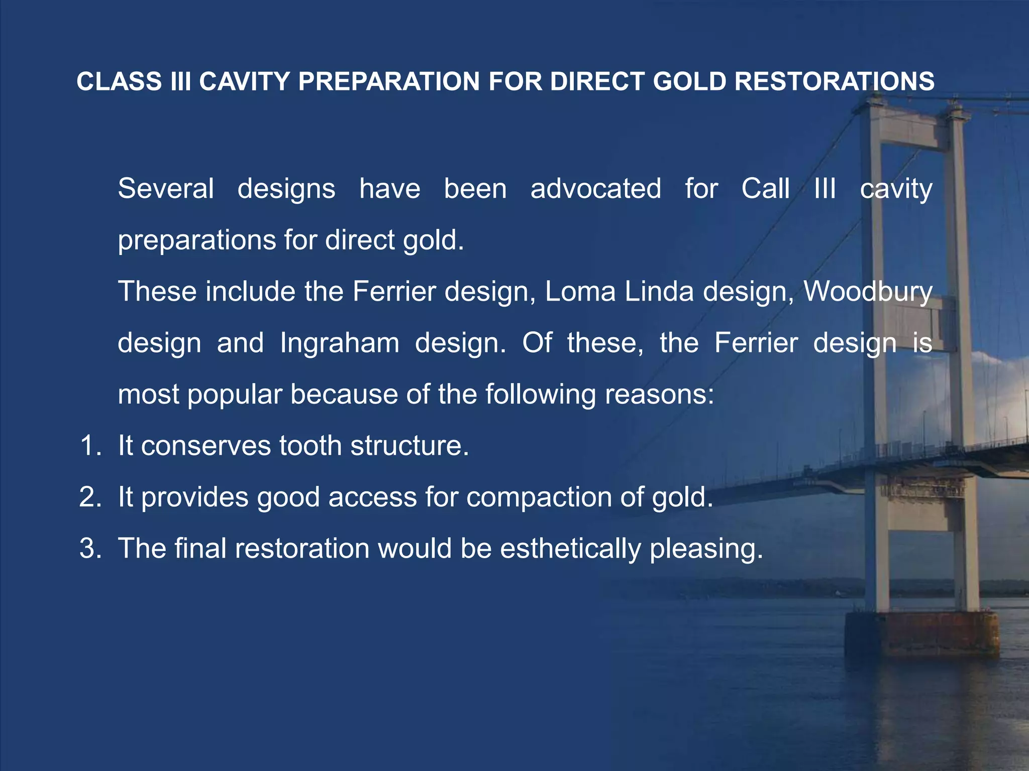 Direct filling gold | PPTX