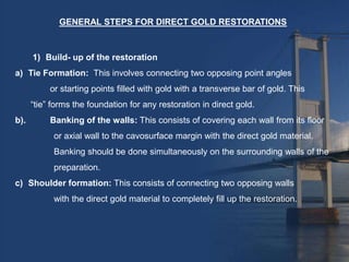 Direct filling gold | PPTX