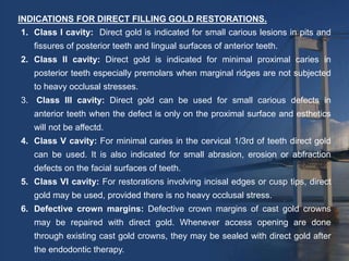 Direct filling gold | PPTX