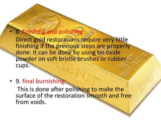 Directfilling gold | PPTX