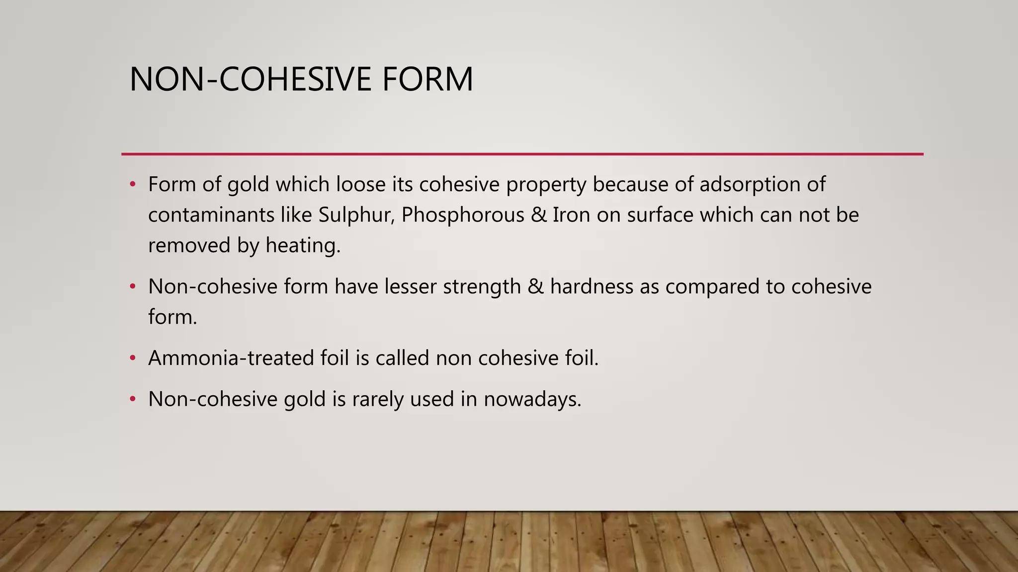 Direct filling gold | PPTX