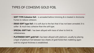 Direct filling gold | PPTX