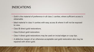 Direct filling gold | PPTX