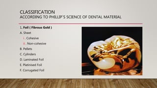 Direct filling gold | PPTX