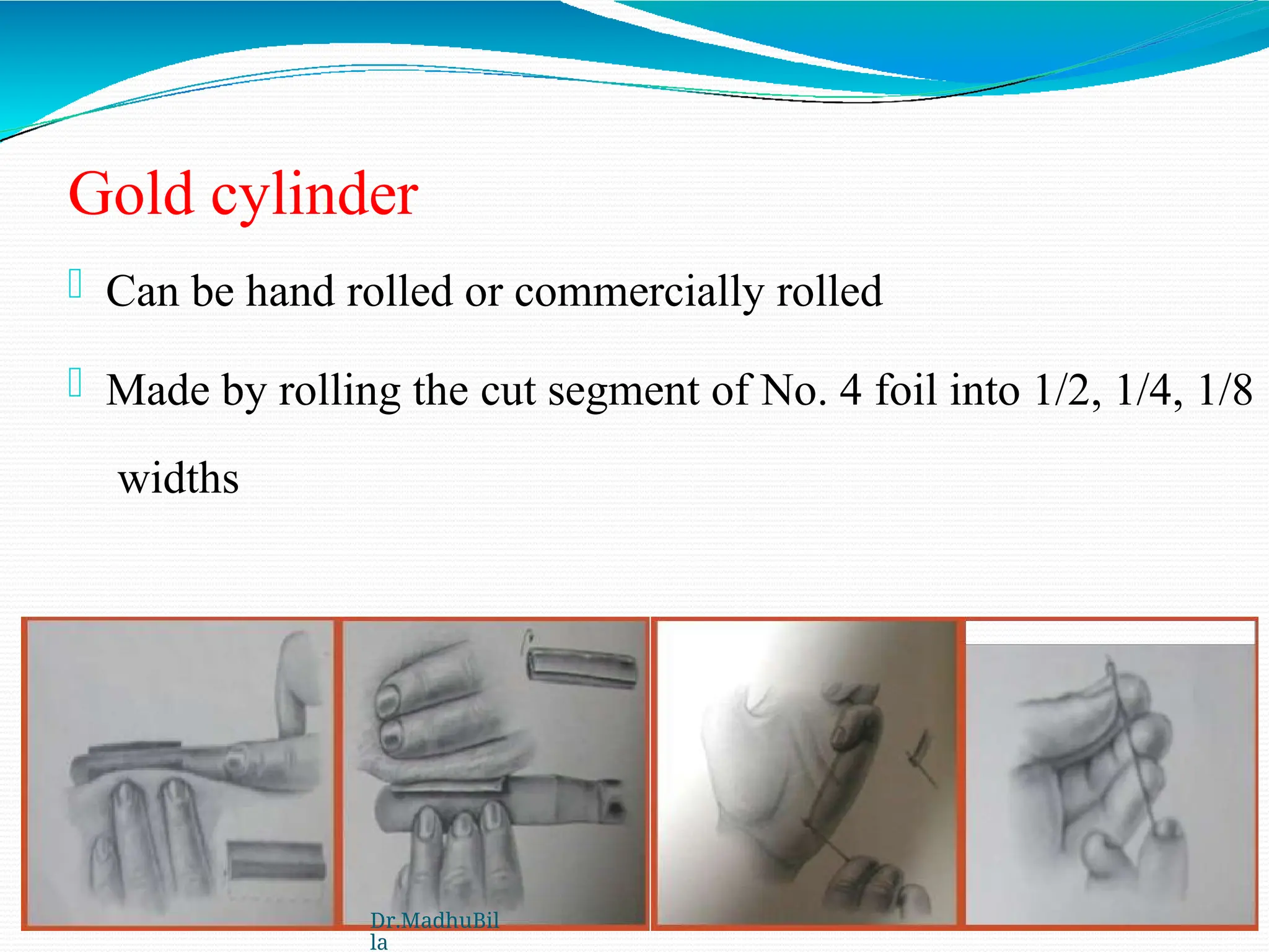 Direct filling gold in endodontics in dentistry.pptx
