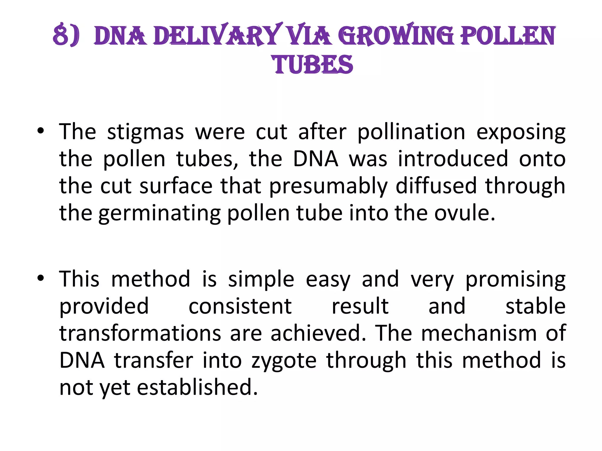 Direct gene transfer | PDF