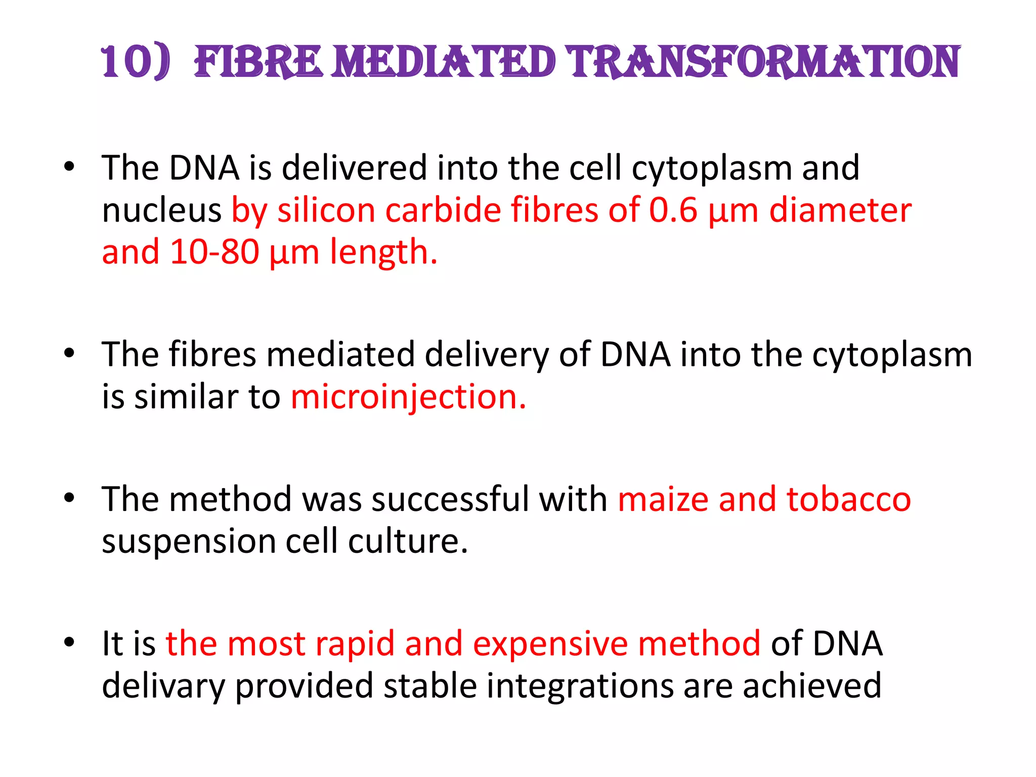 Direct gene transfer | PDF