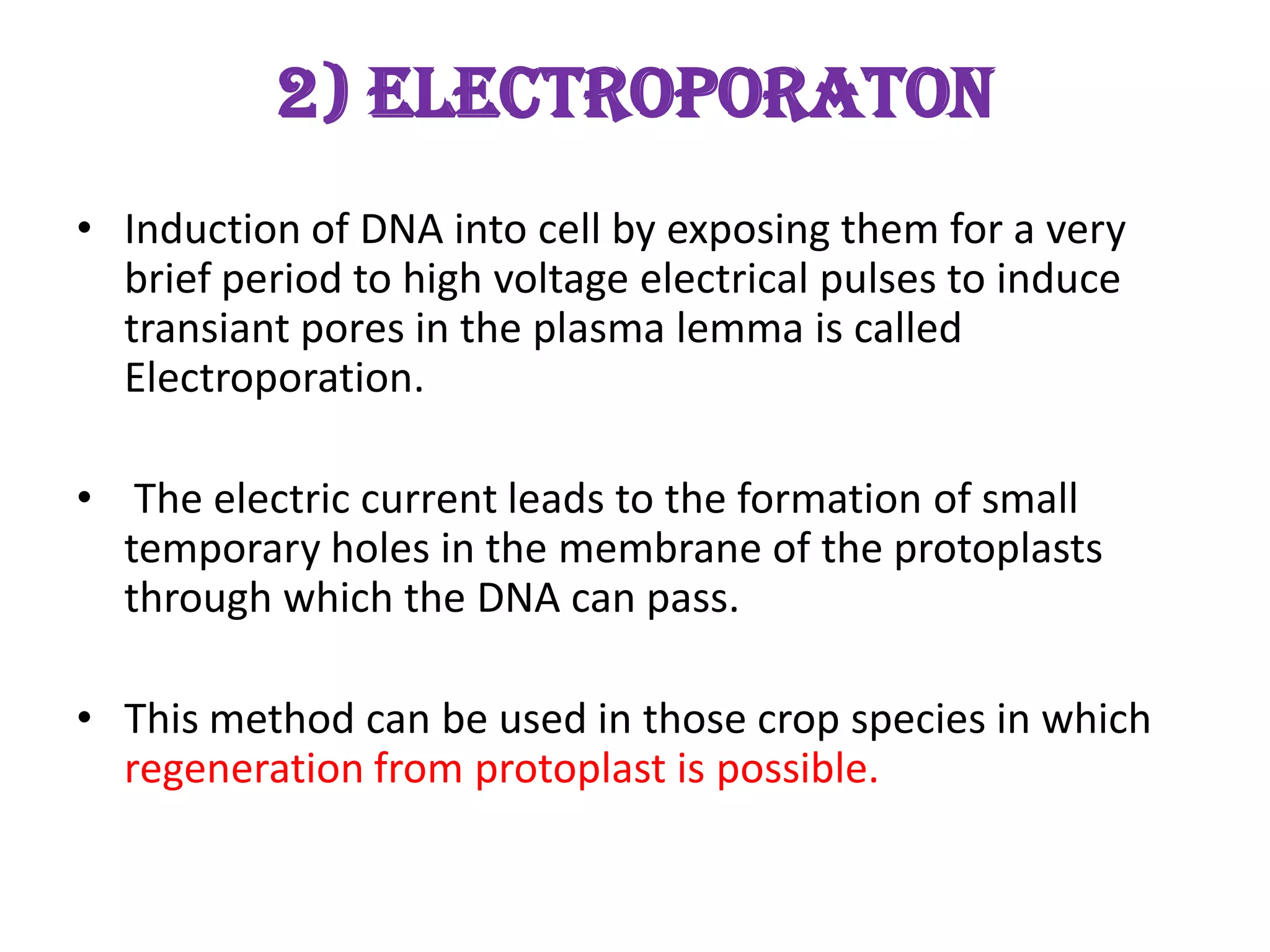 Direct gene transfer | PDF