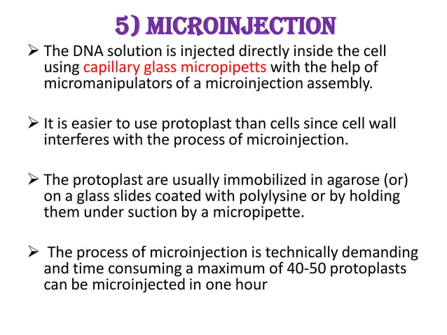 Direct gene transfer | PDF | Biological Sciences | Science