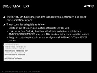 DirectGMA on AMD’S FirePro™ GPUS | PDF
