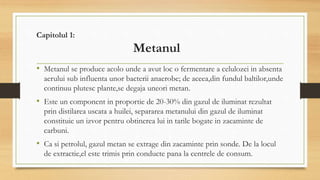 Directii de valorificare a metanului | PPTX