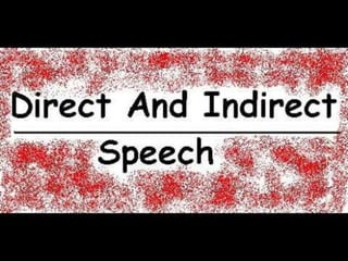 direct indirect speech ( reported ).pptx
