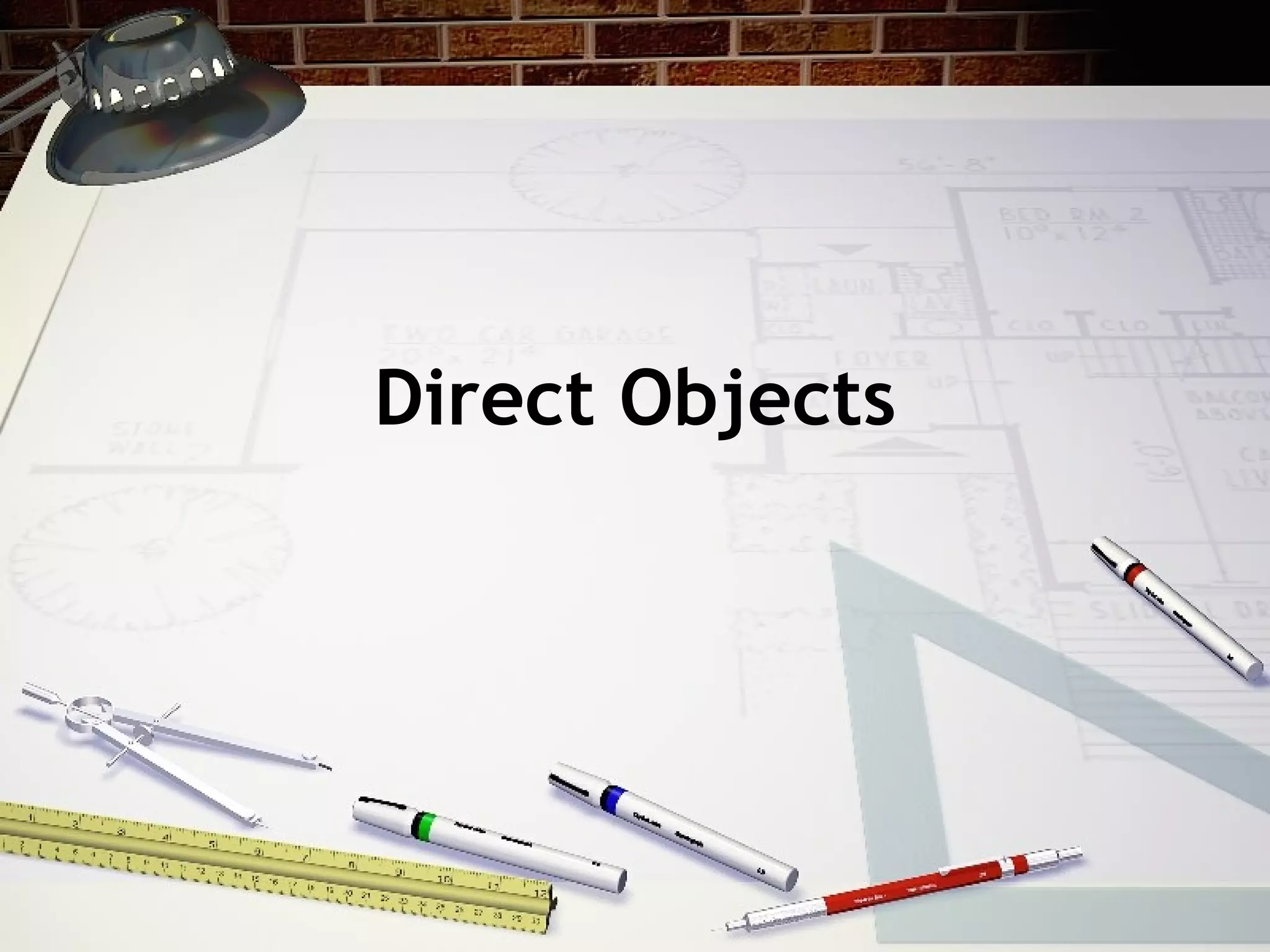 Direct & indirect objects | PPT