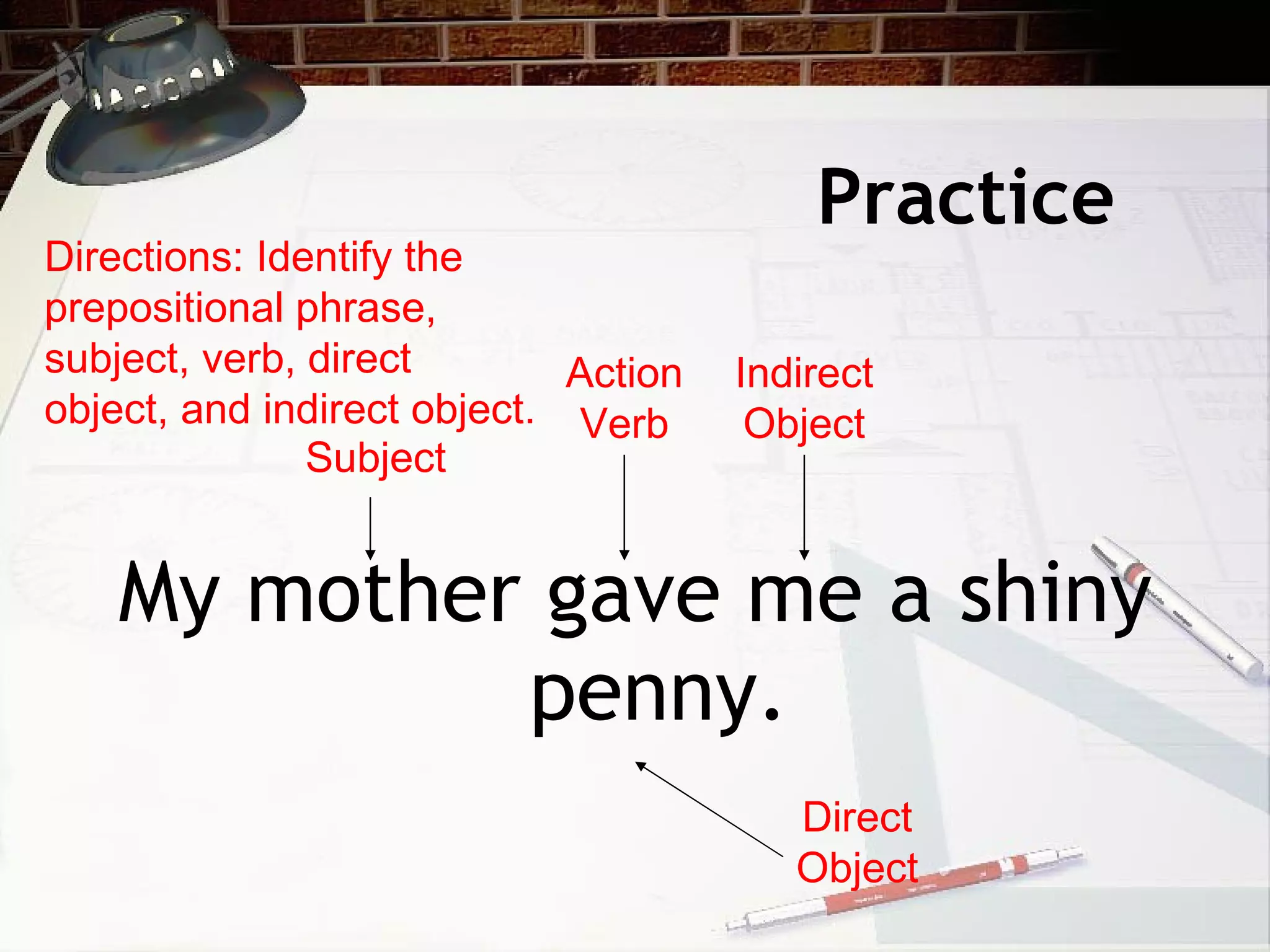 Direct & indirect objects | PPT