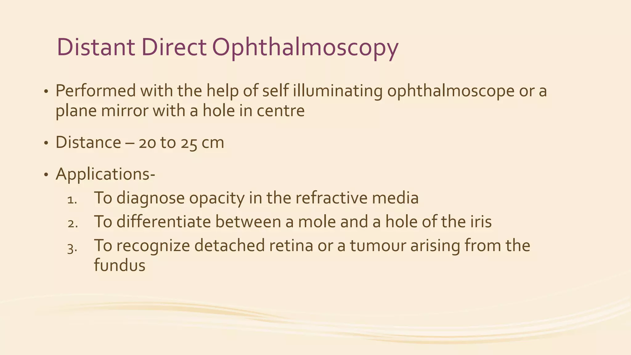 Direct & indirect ophthalmoscopy | PPTX