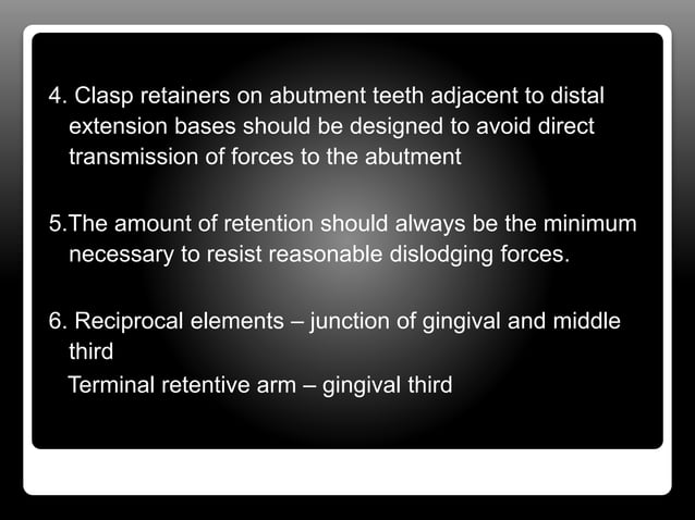 Direct & indirect retainers in rpd | PPTX