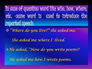 Direct and Indirect Speech | PPT