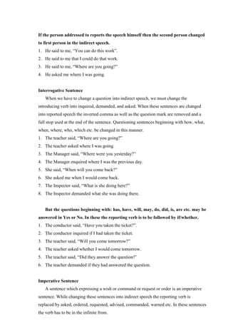 English direct indirect speech for Tense.pdf