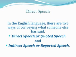 DIRECT AND INDIRECT SPEECH PRESENTATION.pptx