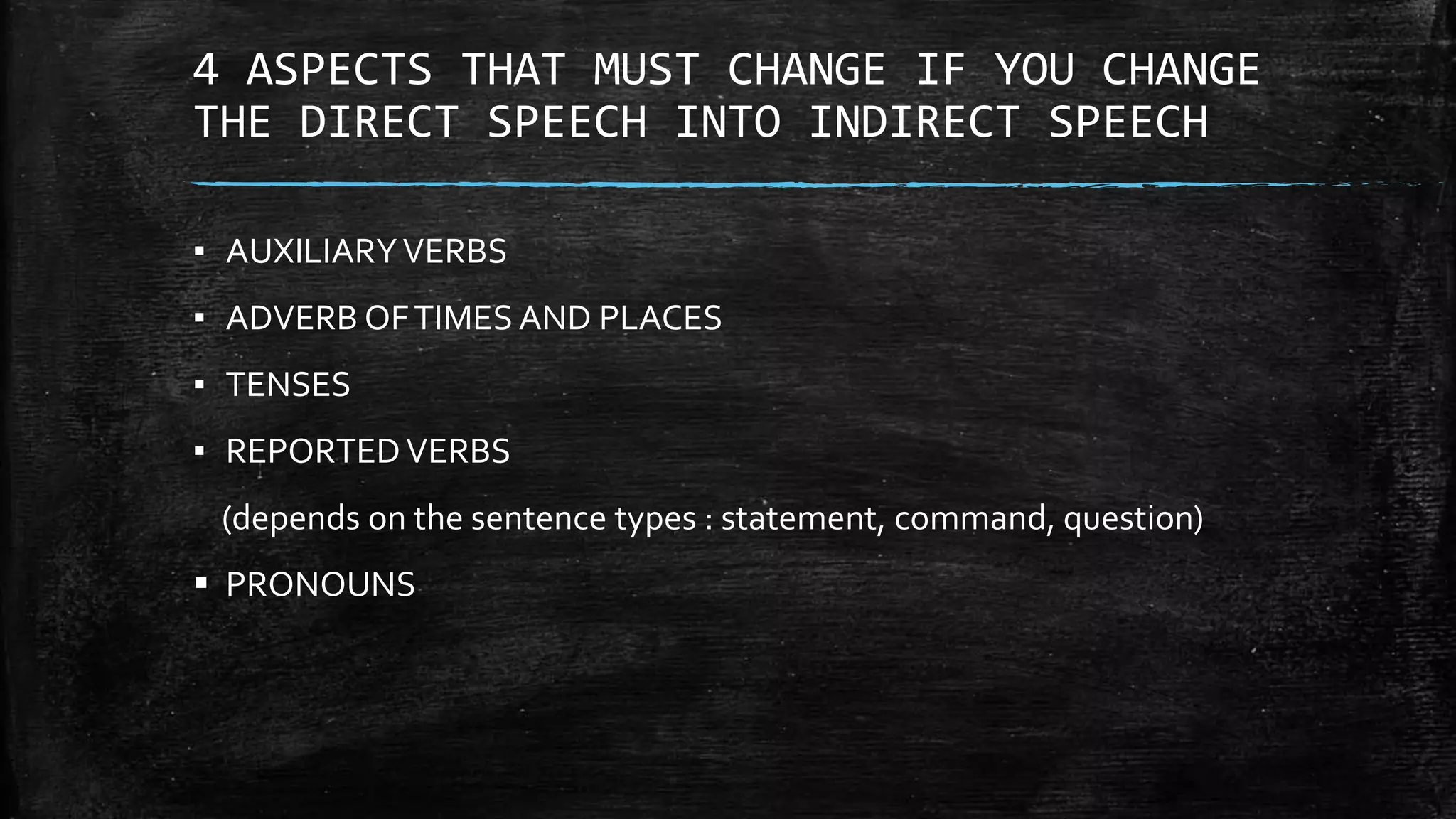 DIRECT – INDIRECT SPEECH (REPORTED SPEECH).pptx