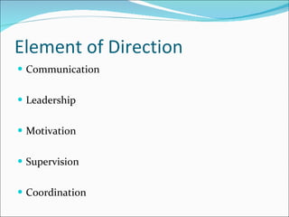 Directing as management function | PPT