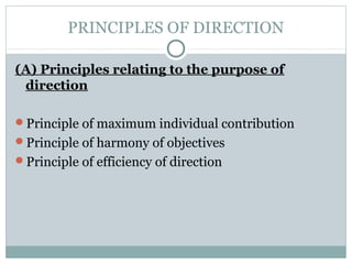 Directing - Management | PPT