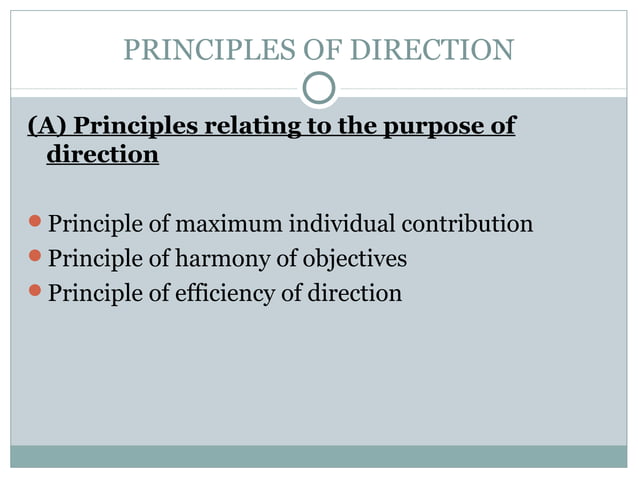 Directing - Management | PPT | Business | Business and Finance