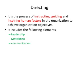 UNIT--4---Directing | PPTX