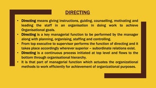 DIRECTING.ppt