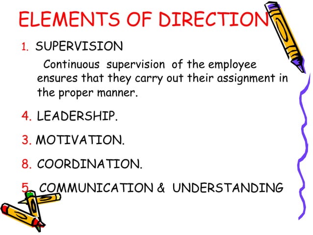 Directing | PPT | Executive Leadership & Management | Business