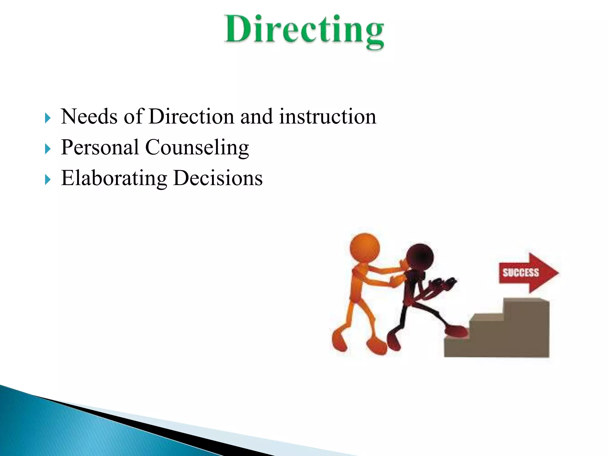 Directing and controlling at supervisory level | PPTX