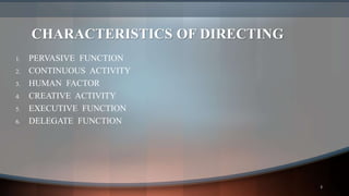 Directing and managerial leadership | PPTX